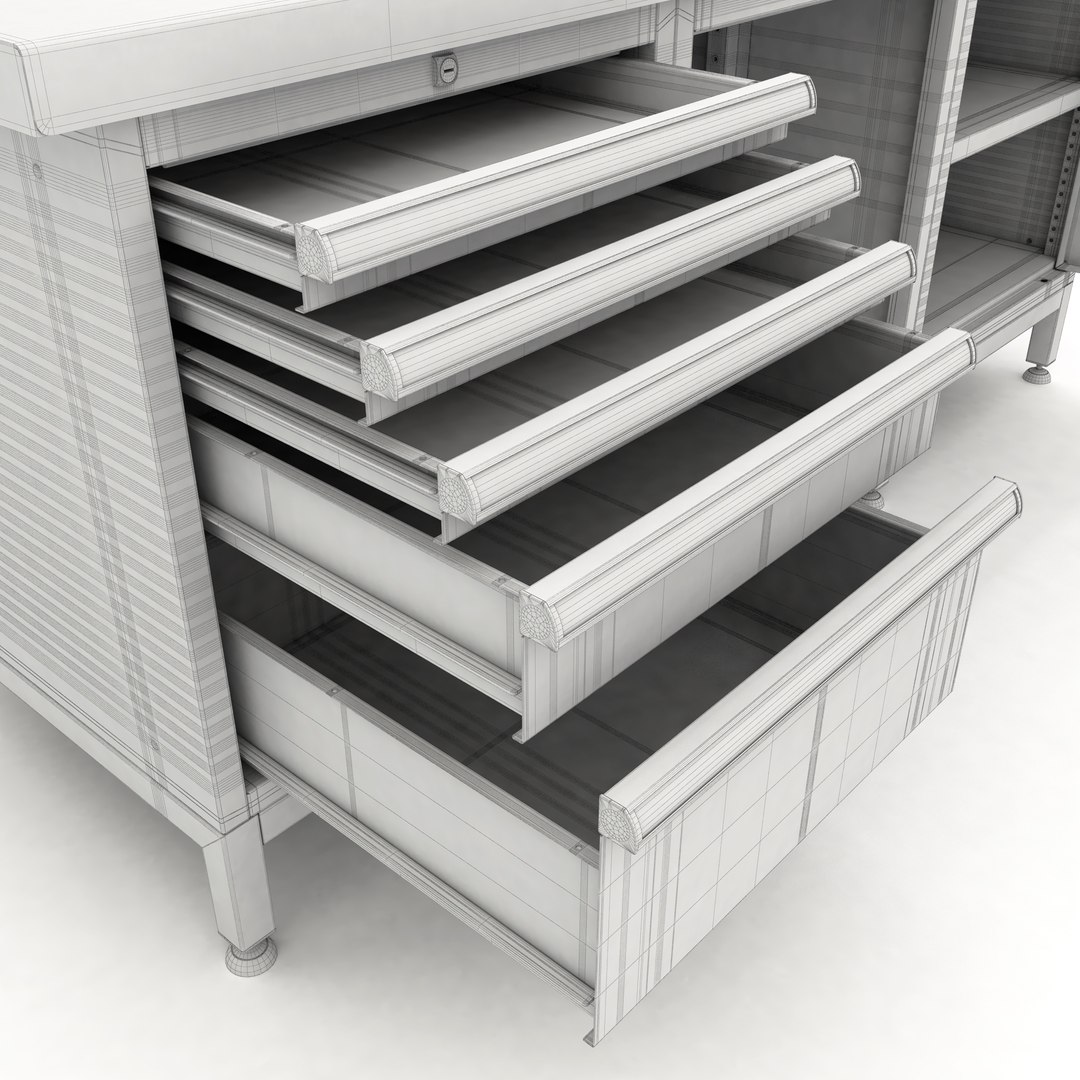 3D Model Adjustable Workbench D5t 1900x720x2055 - TurboSquid 1419380