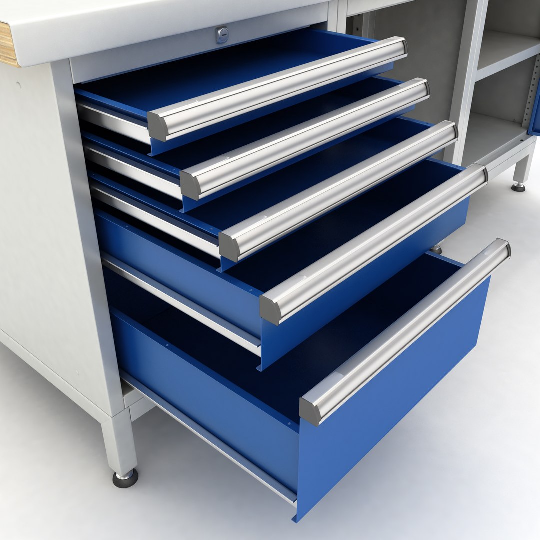 3D Model Adjustable Workbench D5t 1900x720x2055 - TurboSquid 1419380