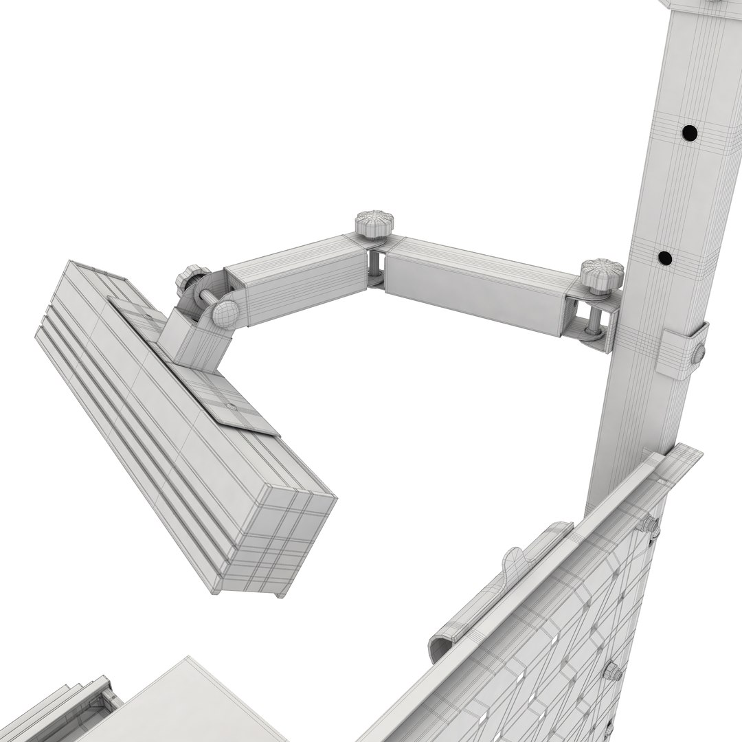 3D Model Adjustable Workbench D5t 1900x720x2055 - TurboSquid 1419380