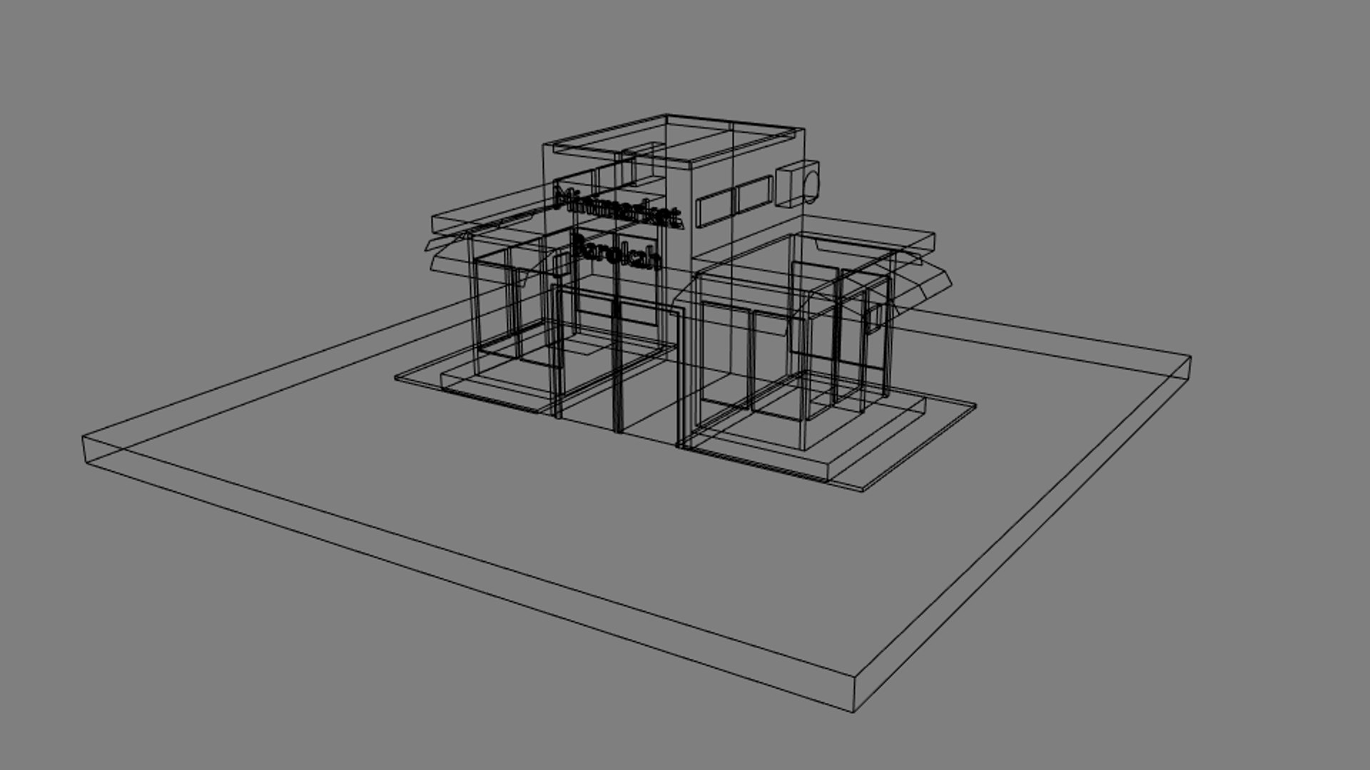 Isometric Building 3D Model - TurboSquid 1252242