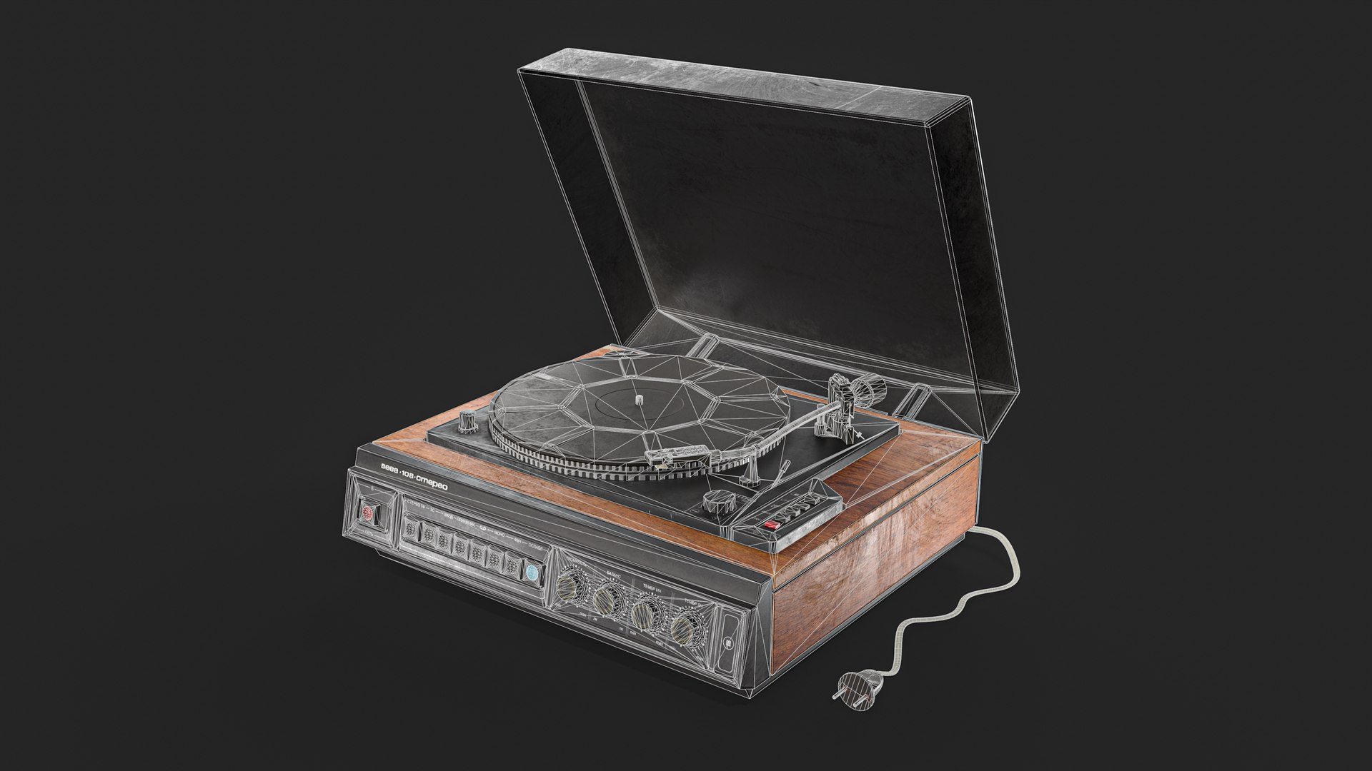 3D Record Player - TurboSquid 2123185