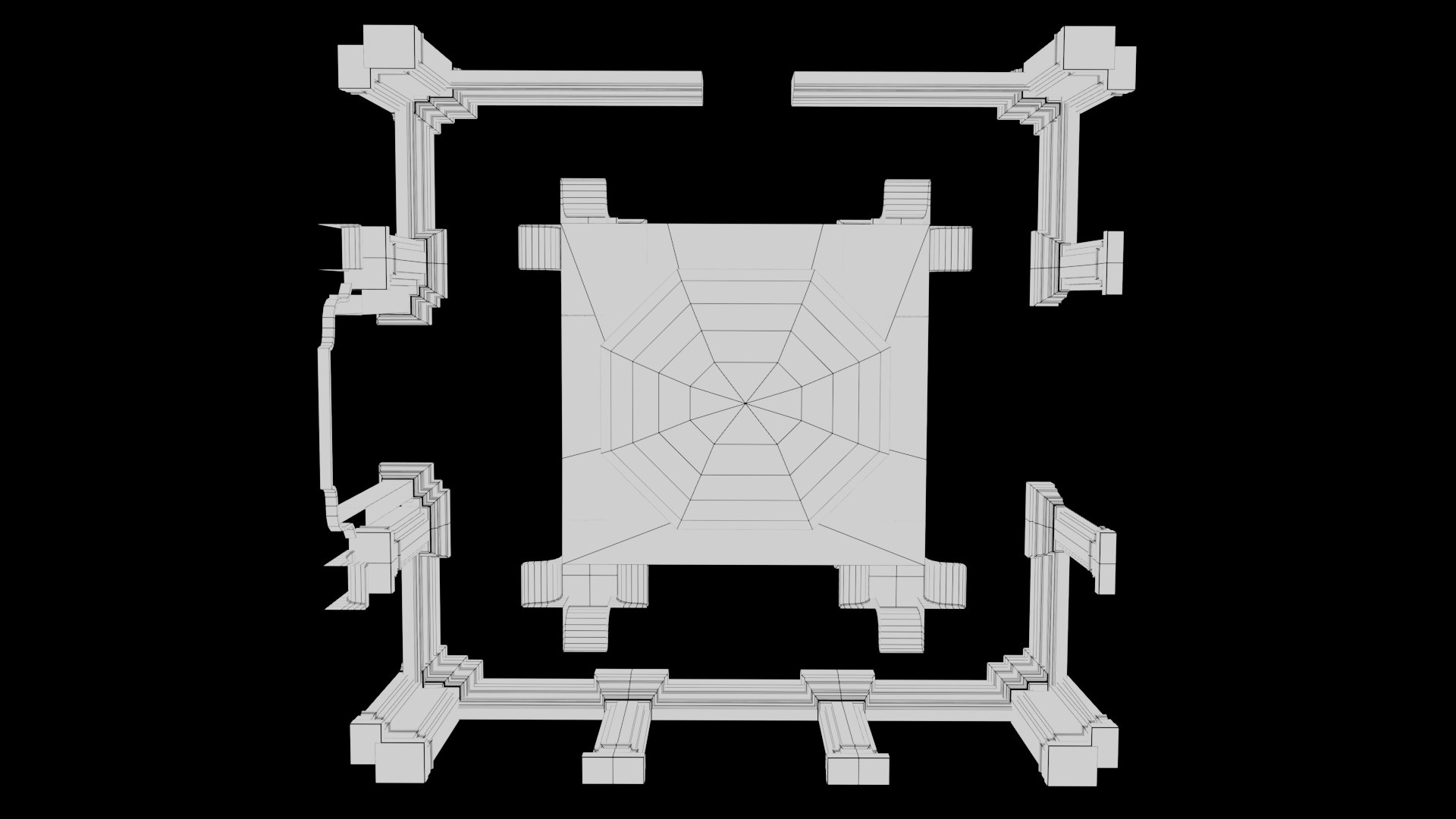 3D Pillars Model - TurboSquid 2253083