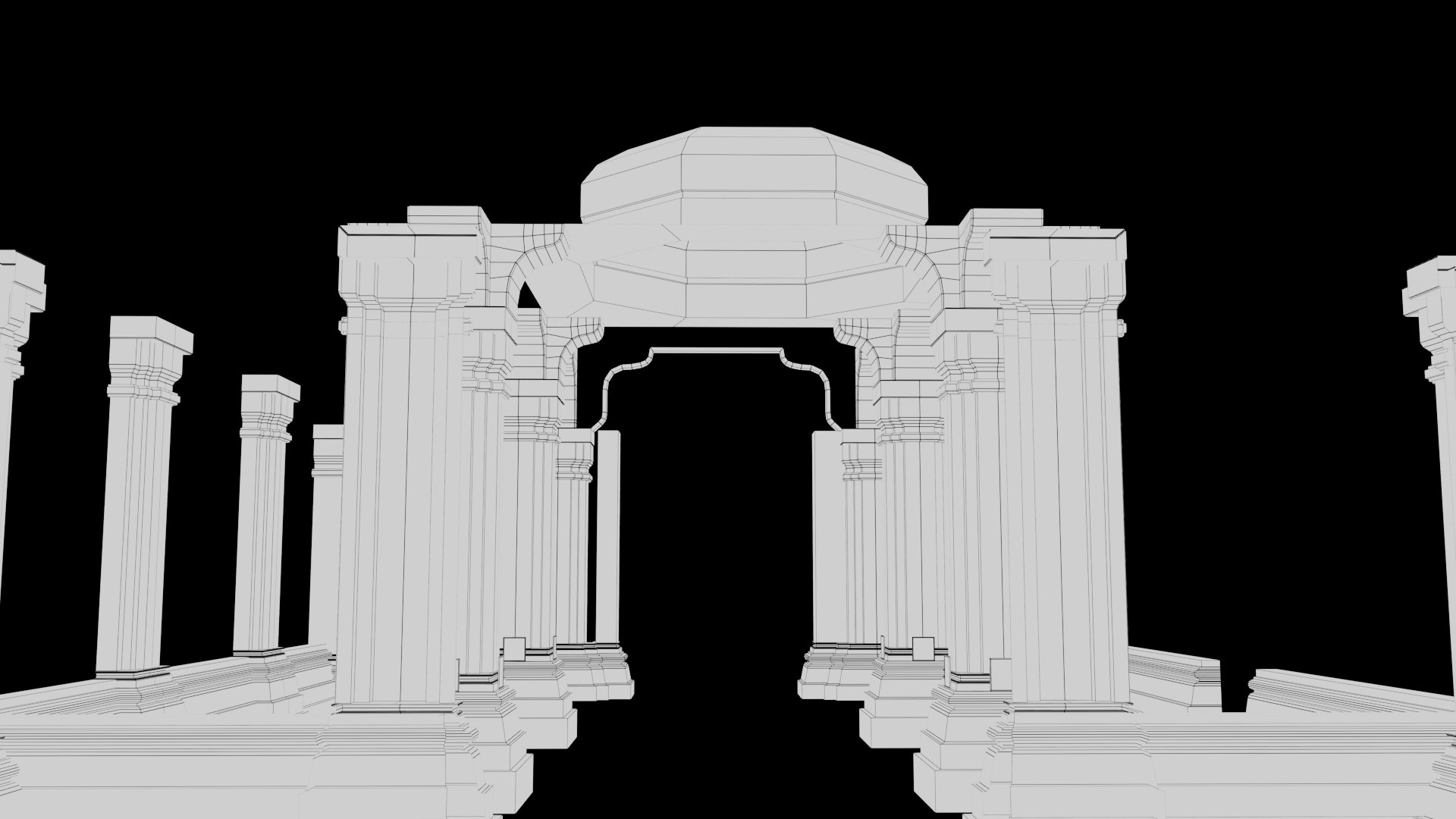 3D Pillars Model - TurboSquid 2253083