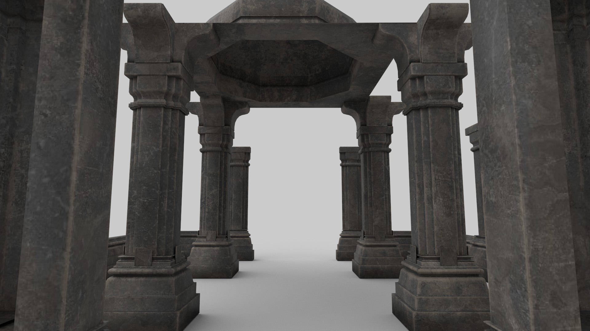 3D Pillars Model - TurboSquid 2253083