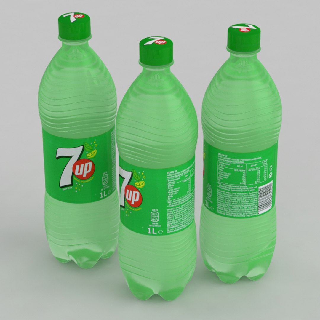 3D Model Beverage 7up - TurboSquid 1153563