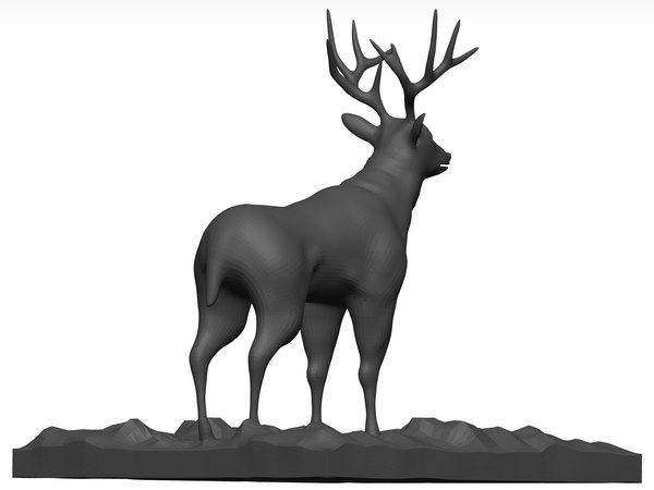 Mule Deer Stl 3D model - TurboSquid 1774272