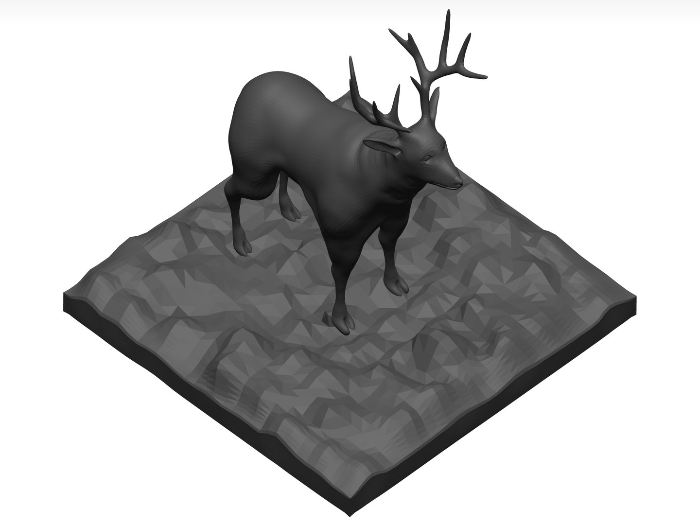 Mule Deer Stl 3D Model - TurboSquid 1774272