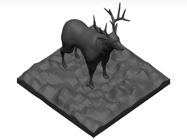 Mule Deer Stl 3D model - TurboSquid 1774272