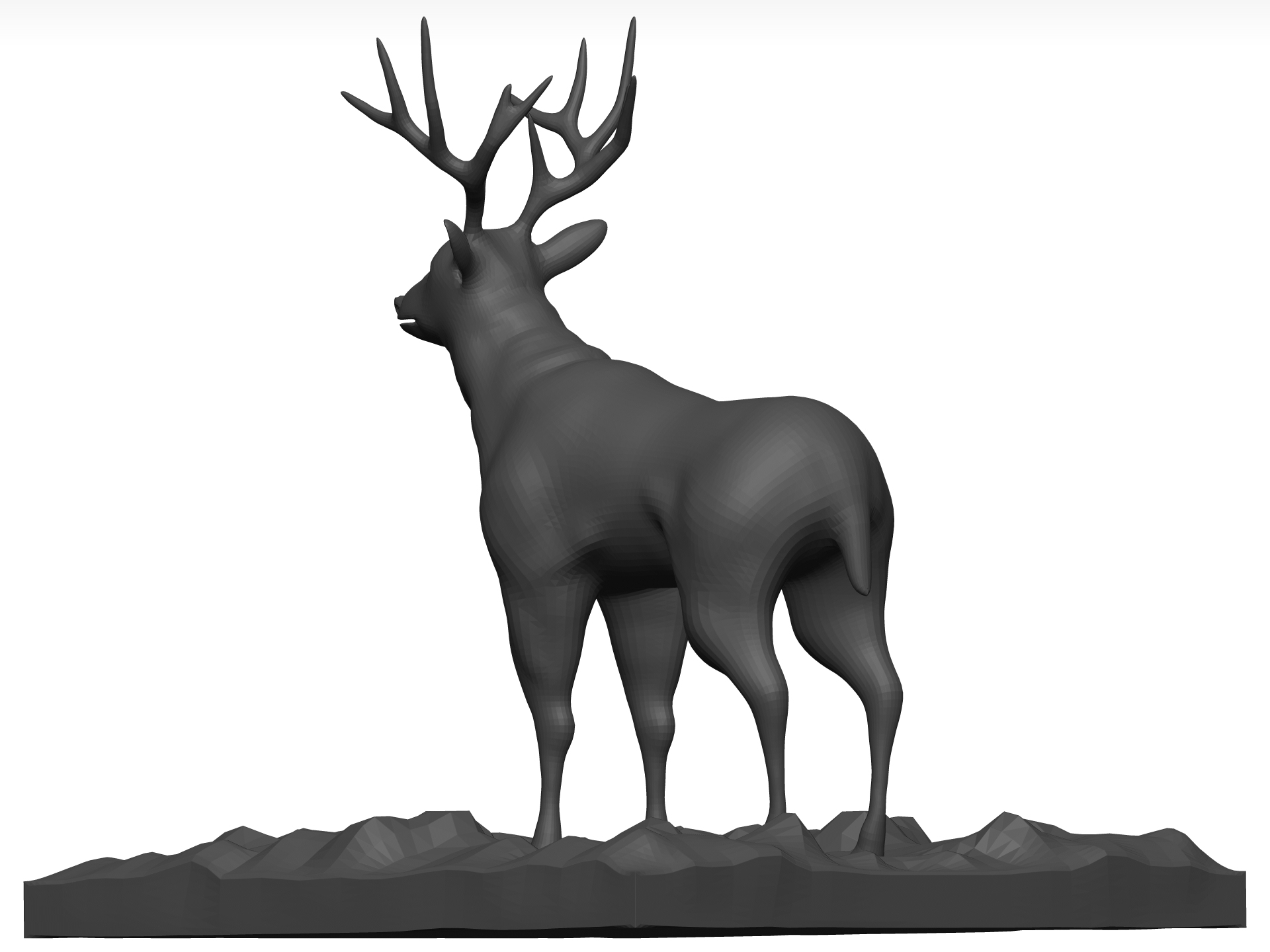 Mule Deer Stl 3D model - TurboSquid 1774272