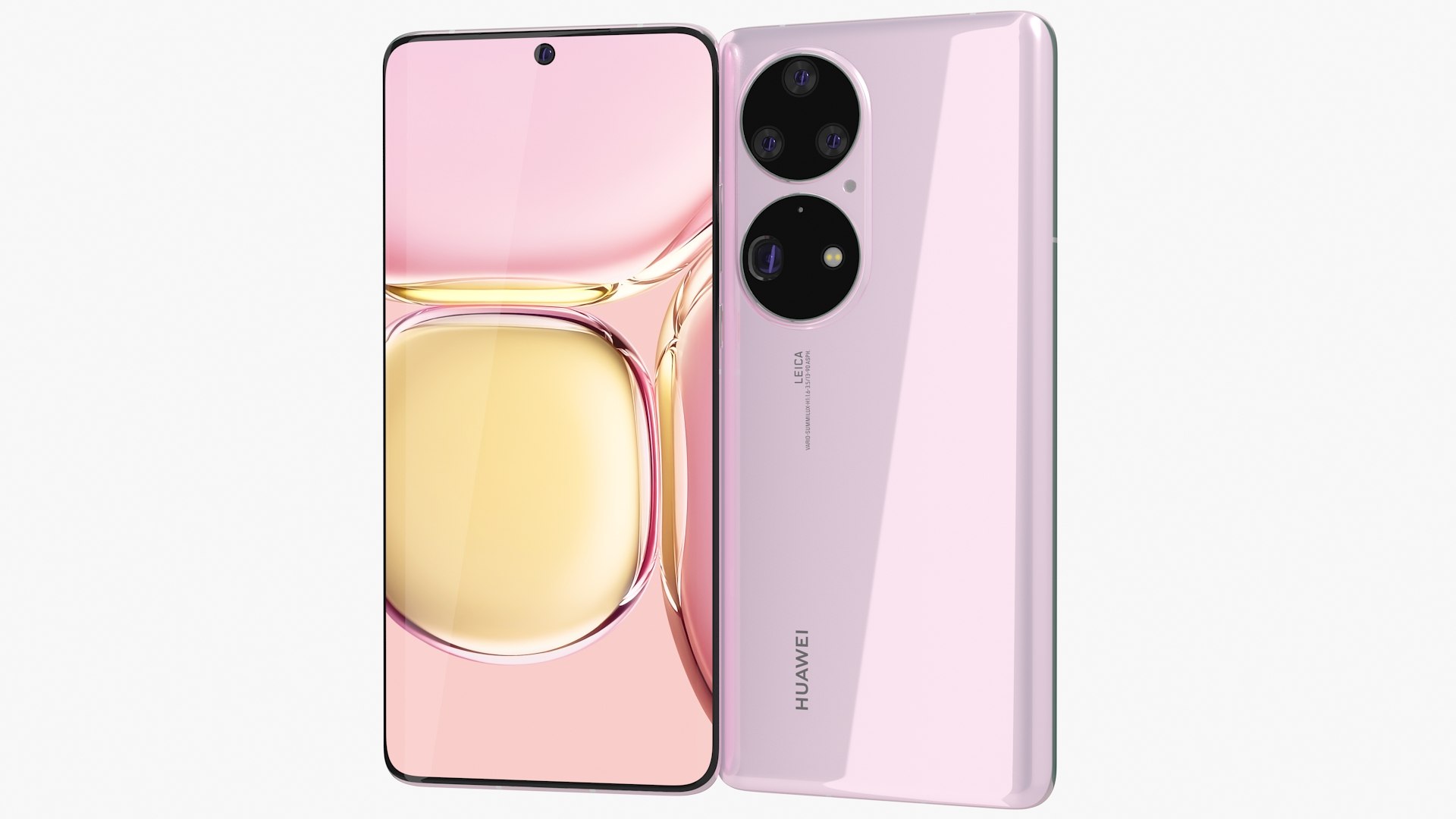 3D model Huawei P50 Pro Pink - TurboSquid 1845415