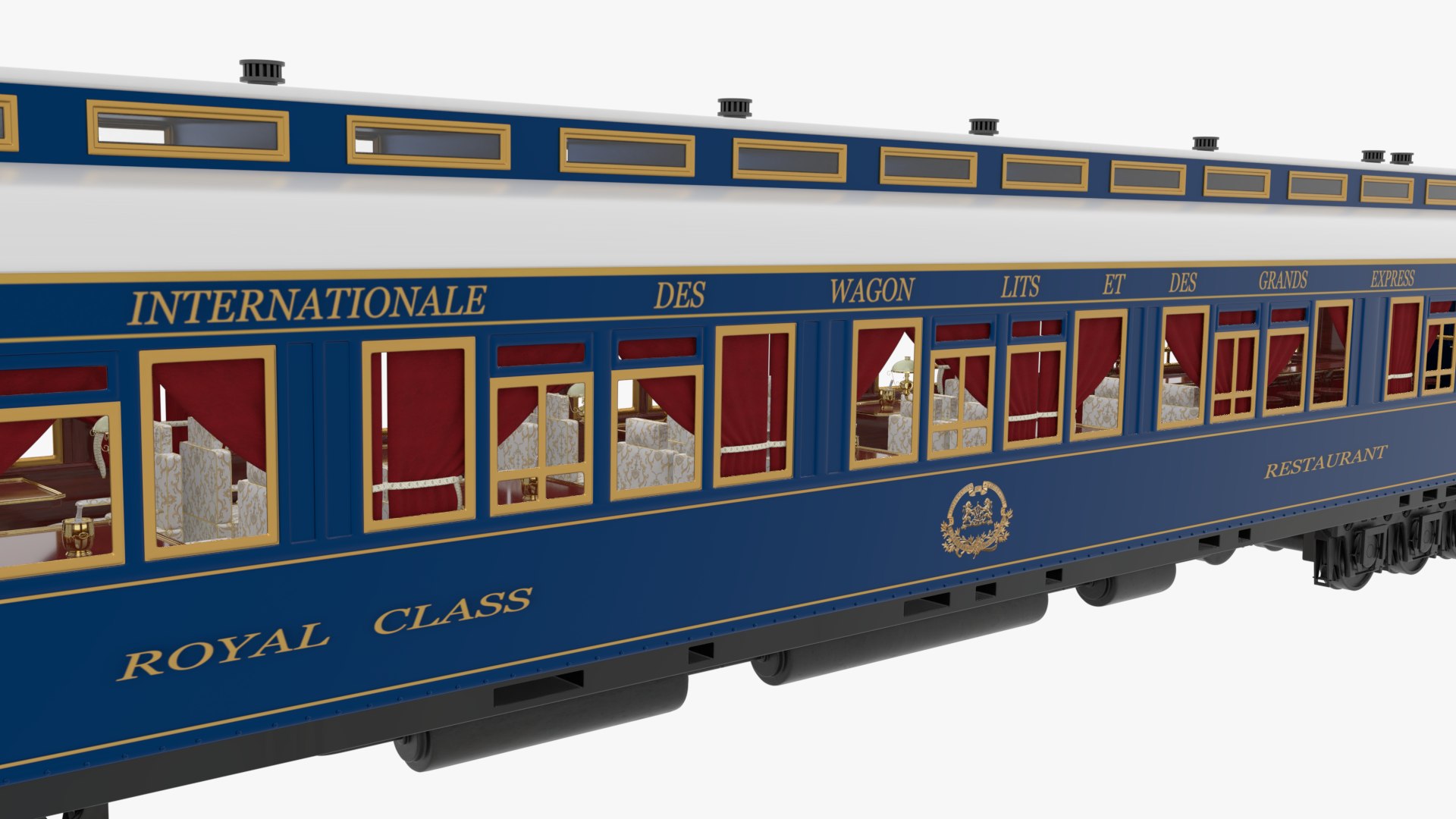 Restaurant Car Orient Express 3D Model - TurboSquid 1732044