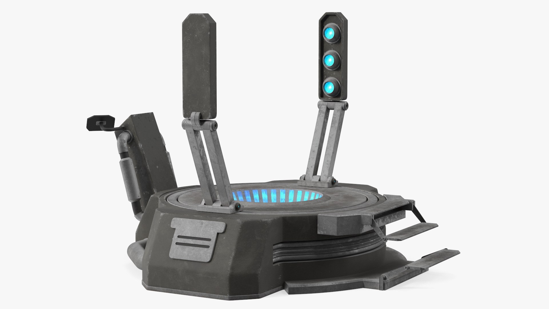 3D Sci Fi Teleport Machine - TurboSquid 2236590