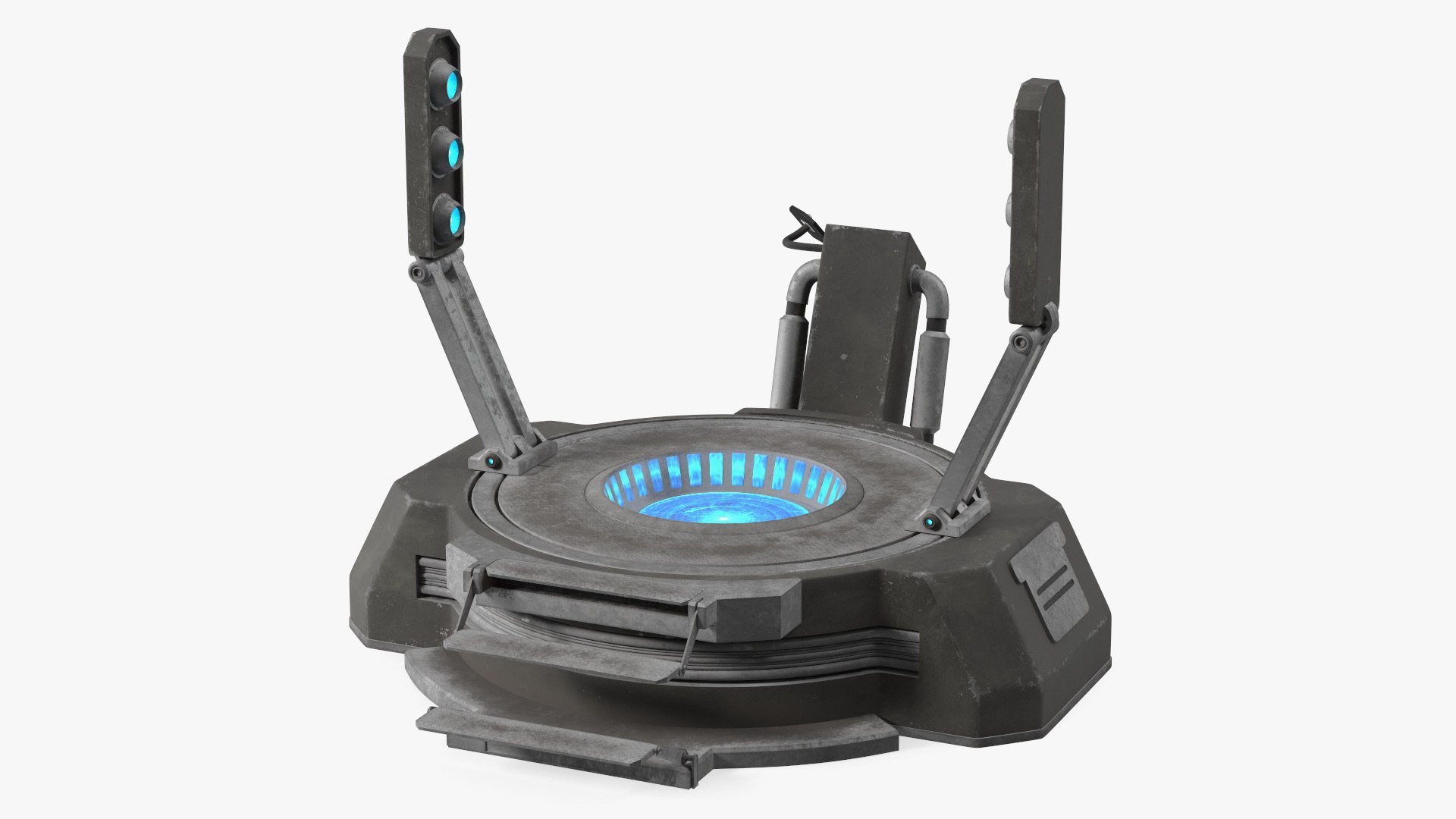 3D Sci Fi Teleport Machine - TurboSquid 2236590