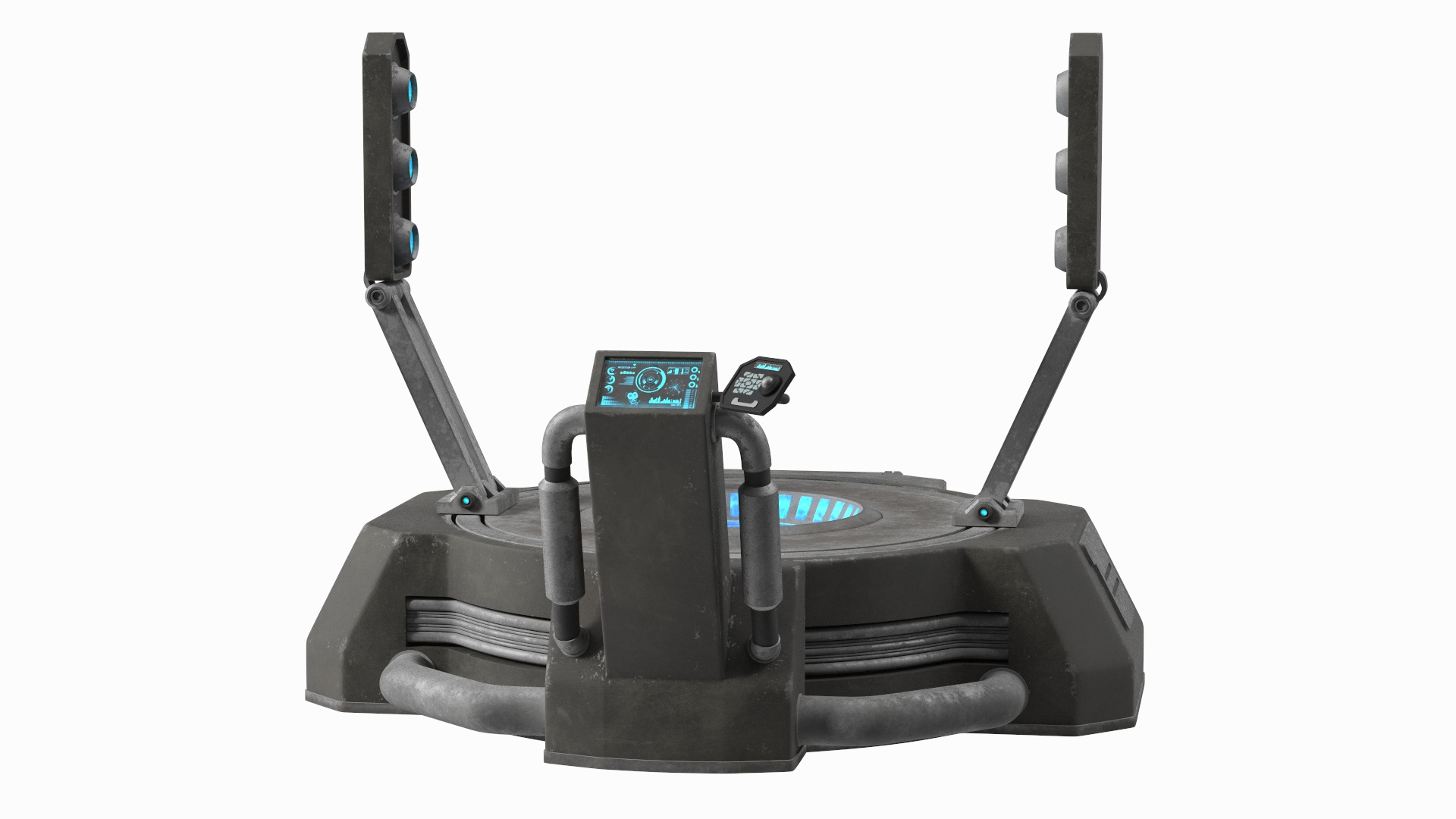 3D Sci Fi Teleport Machine - TurboSquid 2236590