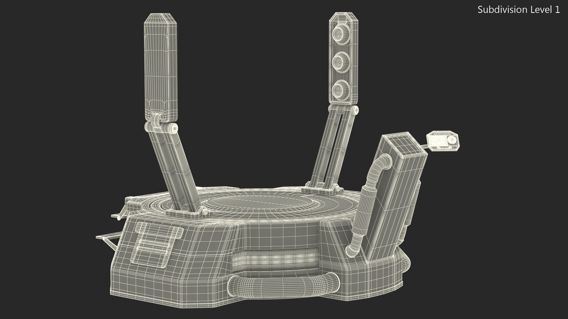 3D Sci Fi Teleport Machine - TurboSquid 2236590