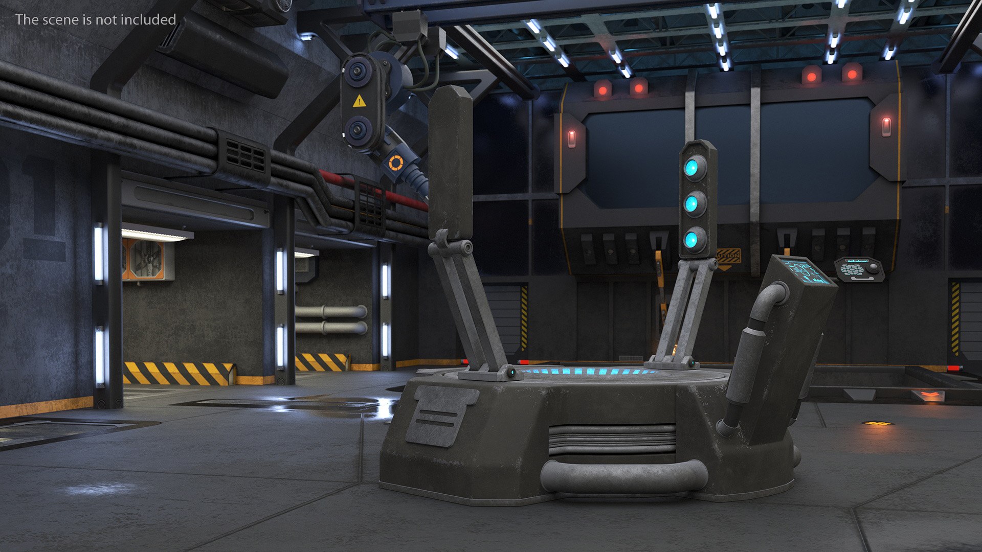 3D Sci Fi Teleport Machine - TurboSquid 2236590