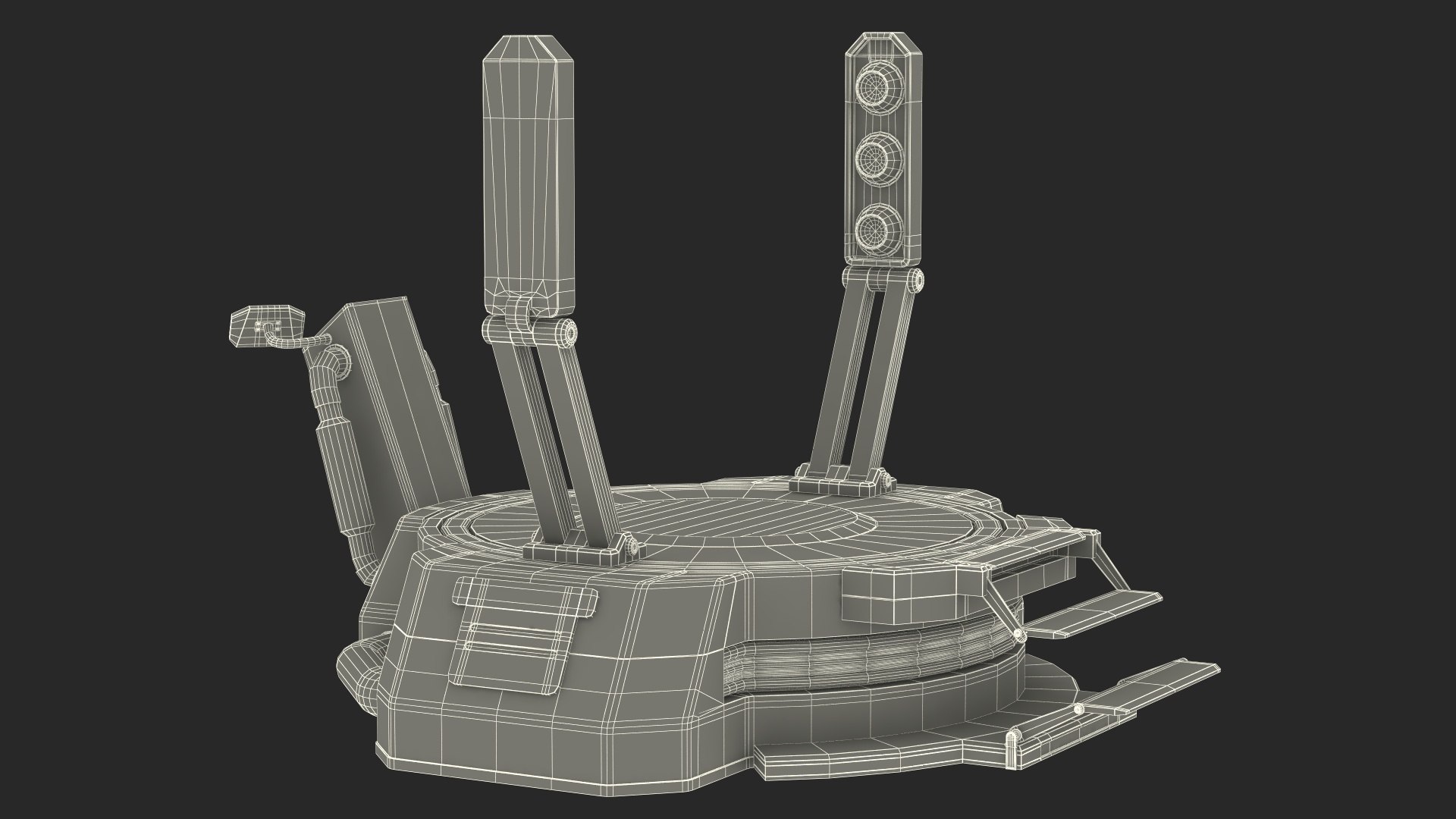 3D Sci Fi Teleport Machine - TurboSquid 2236590