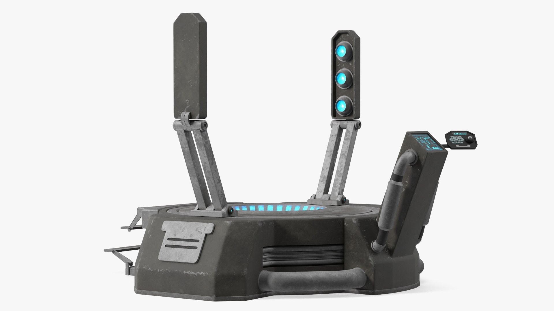 3D Sci Fi Teleport Machine - TurboSquid 2236590