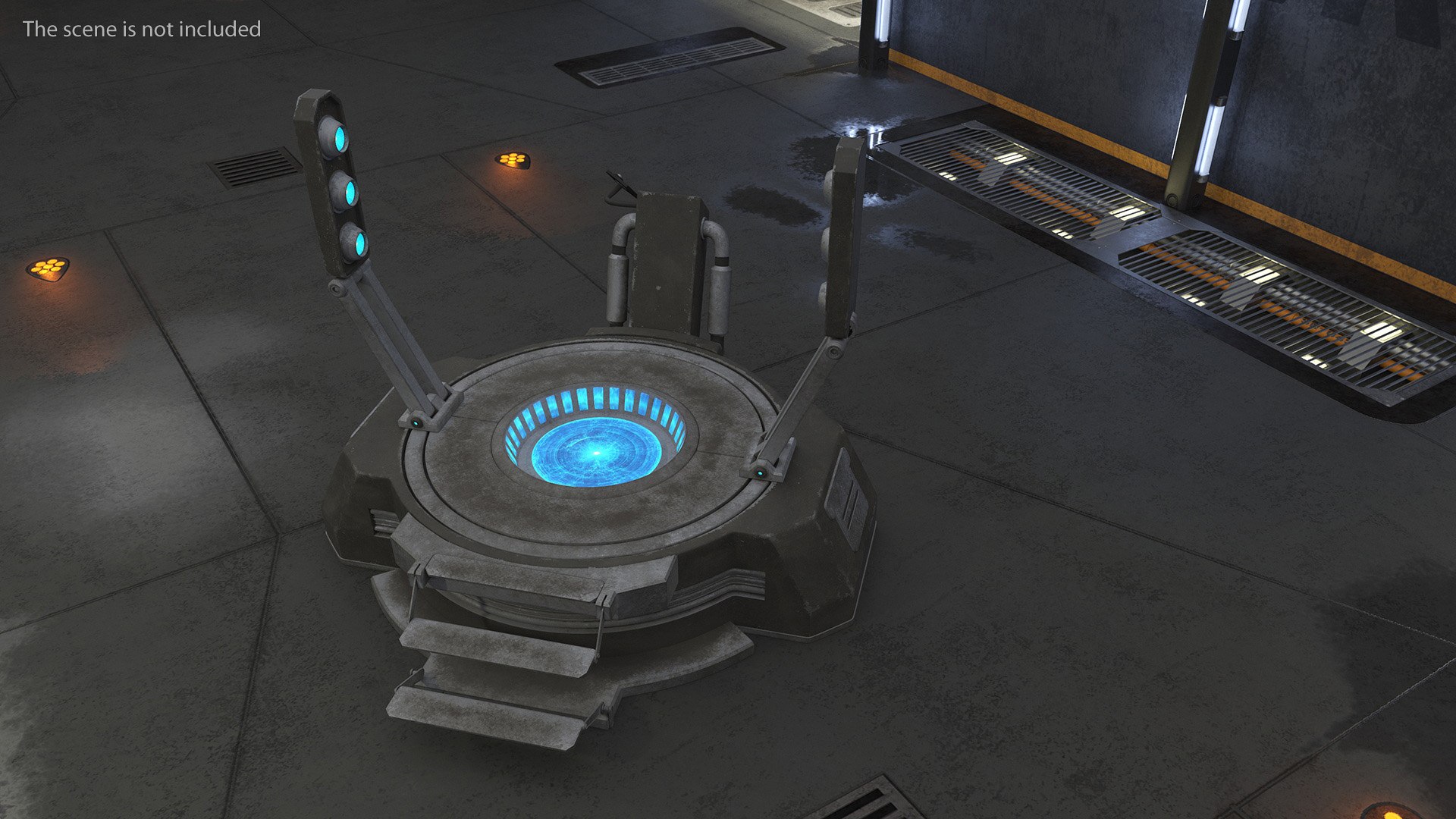 3D Sci Fi Teleport Machine - TurboSquid 2236590