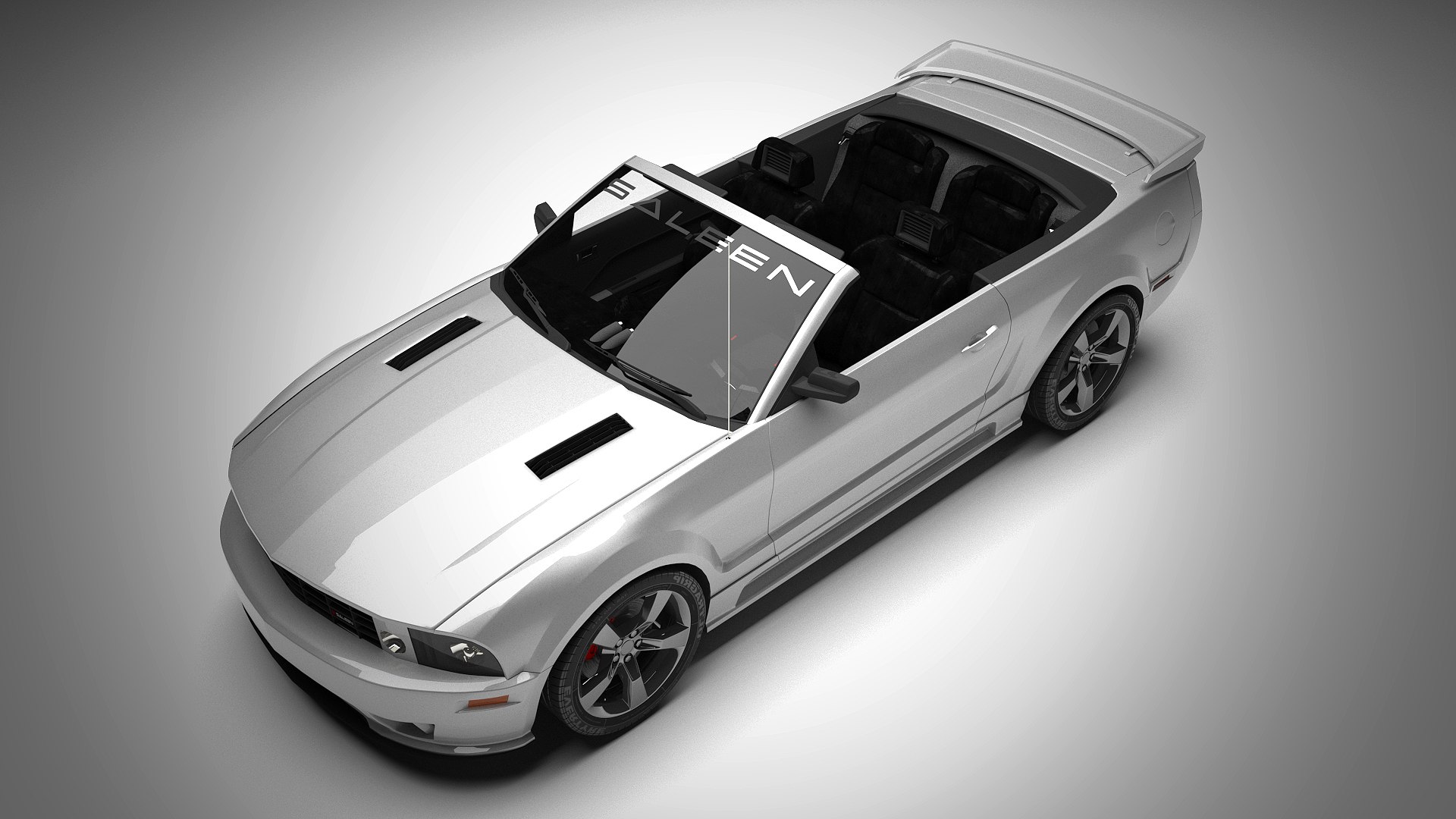 3D saleen coupe Convertible s 281 - TurboSquid 2059441