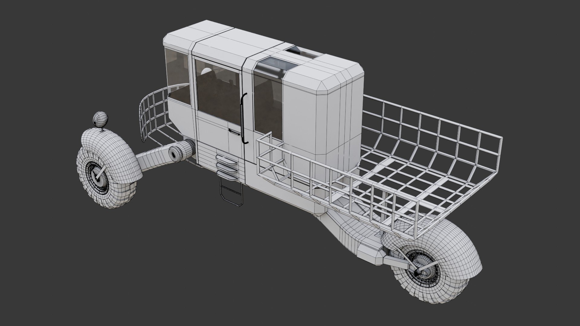 3 Wheel Rover Model - TurboSquid 2214393