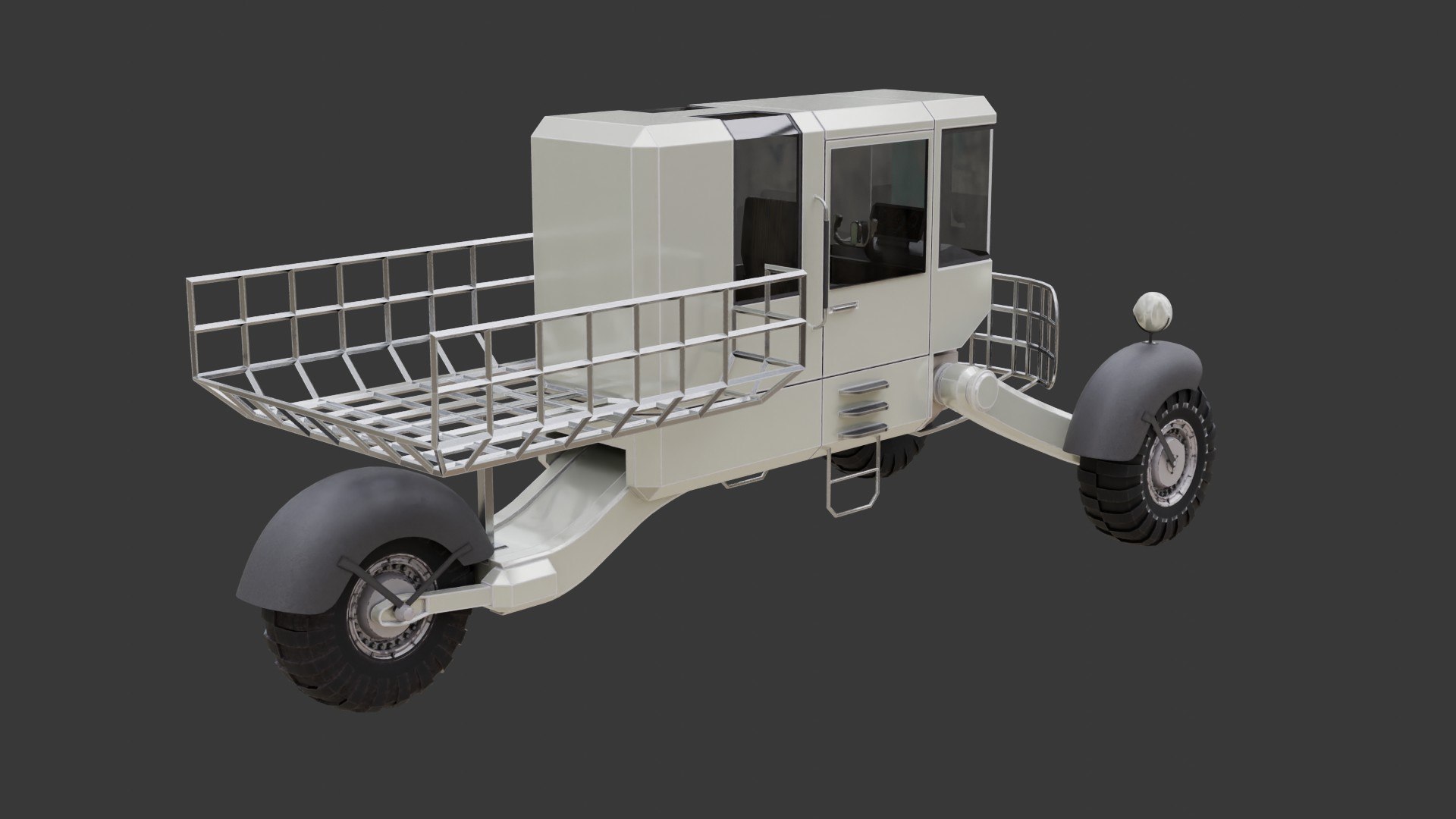 3 Wheel Rover Model - TurboSquid 2214393