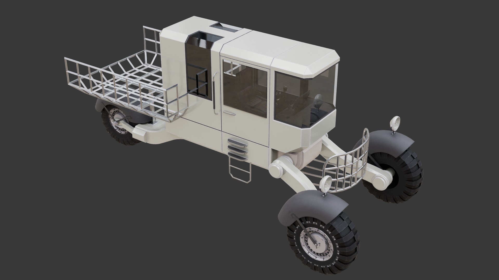 3 Wheel Rover Model - TurboSquid 2214393