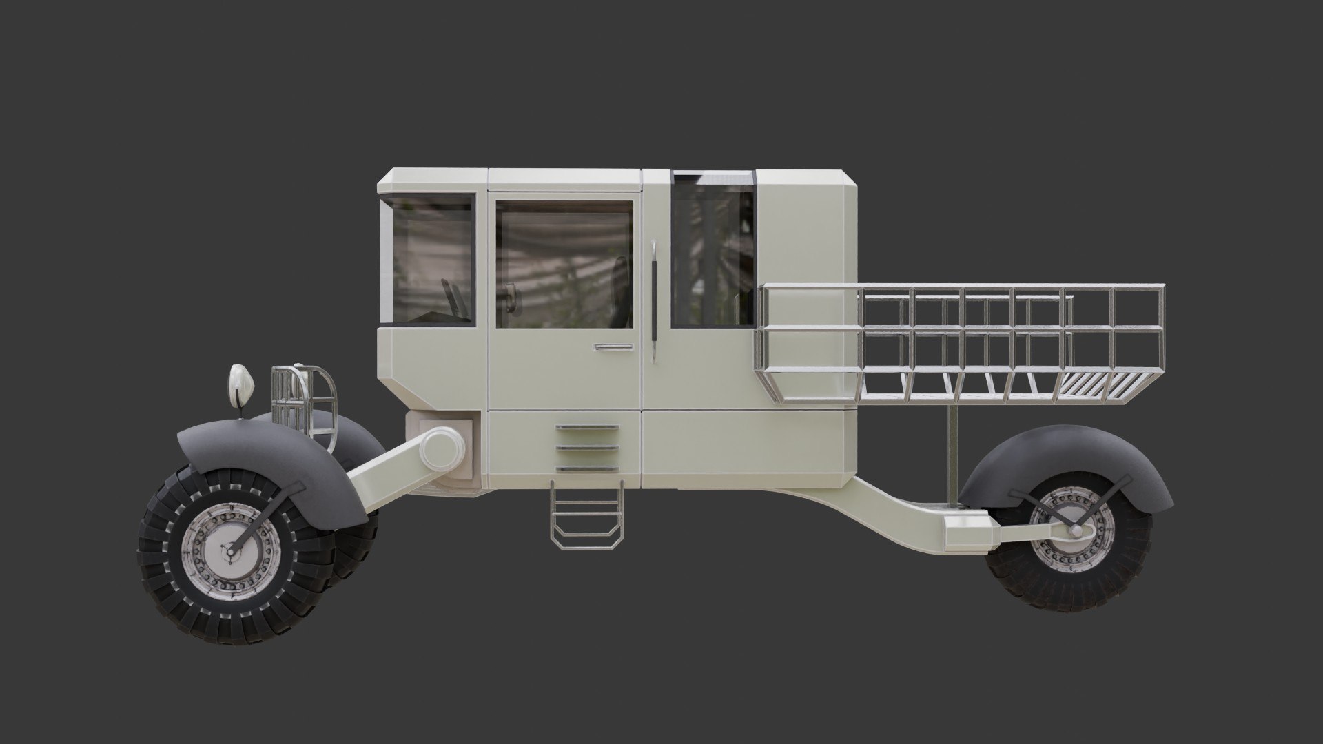 3 Wheel Rover Model - TurboSquid 2214393