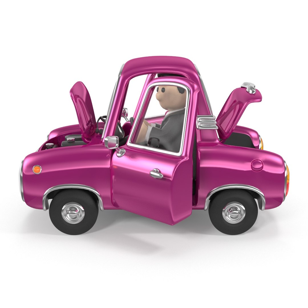 Cartoon Car Driver 3D | 1148129 | TurboSquid