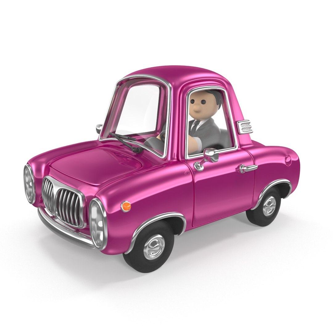 Cartoon car driver 3D | 1148129 | TurboSquid