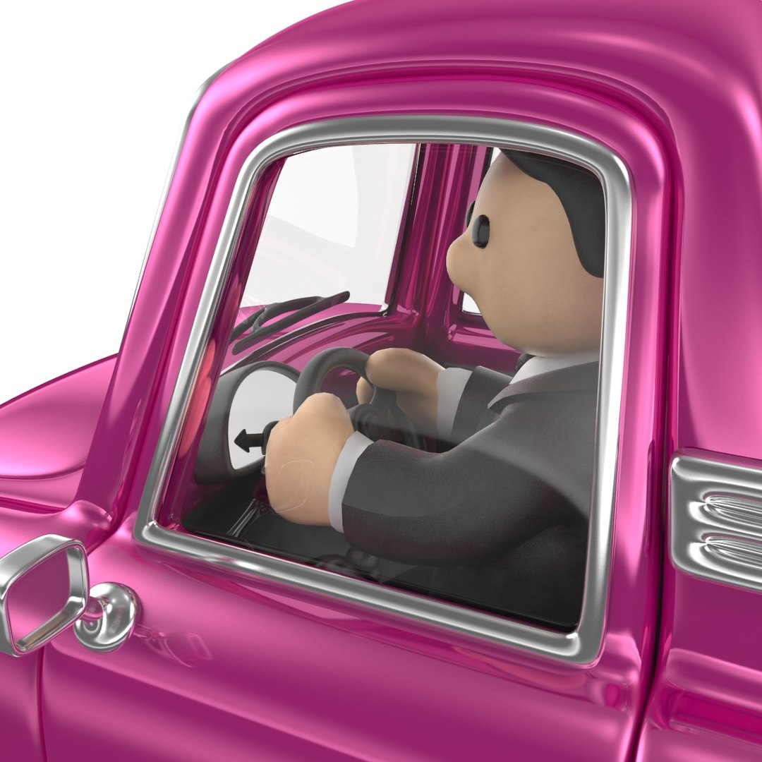 Cartoon Car Driver 3D | 1148129 | TurboSquid