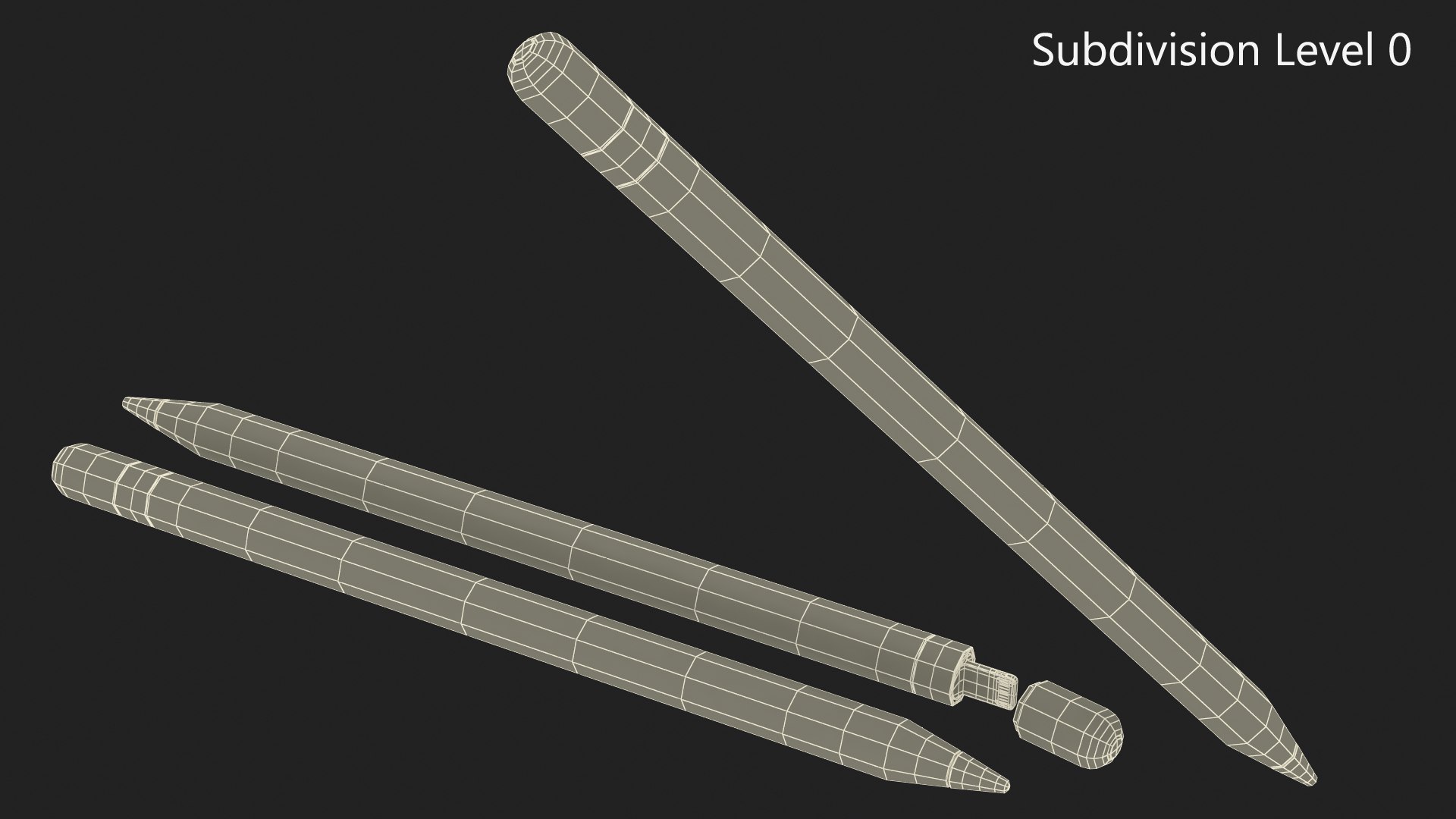 3D Apple Pencil Model - TurboSquid 2228904