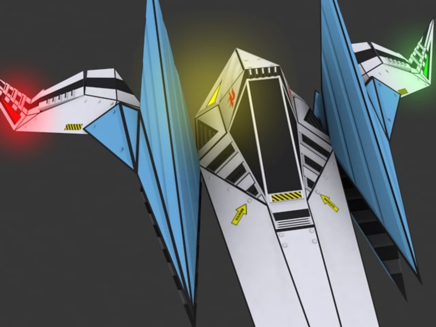 3d Model Of Arwing Star - Fox