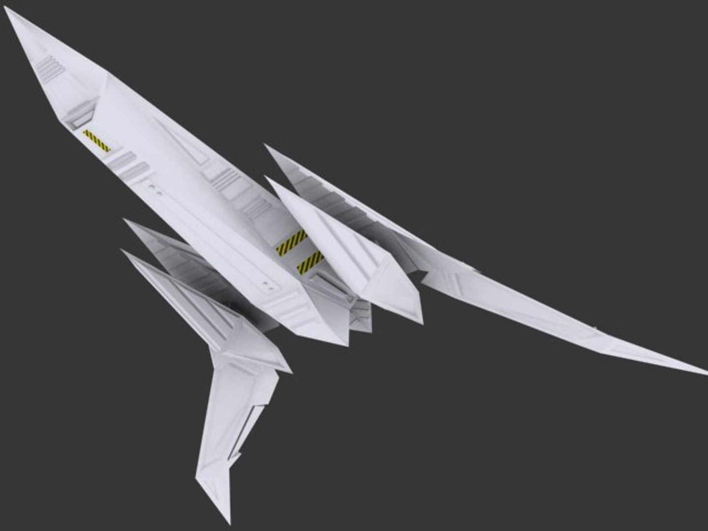 3d model of arwing star - fox
