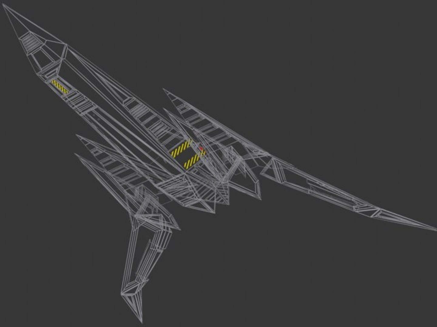 3d Model Of Arwing Star - Fox