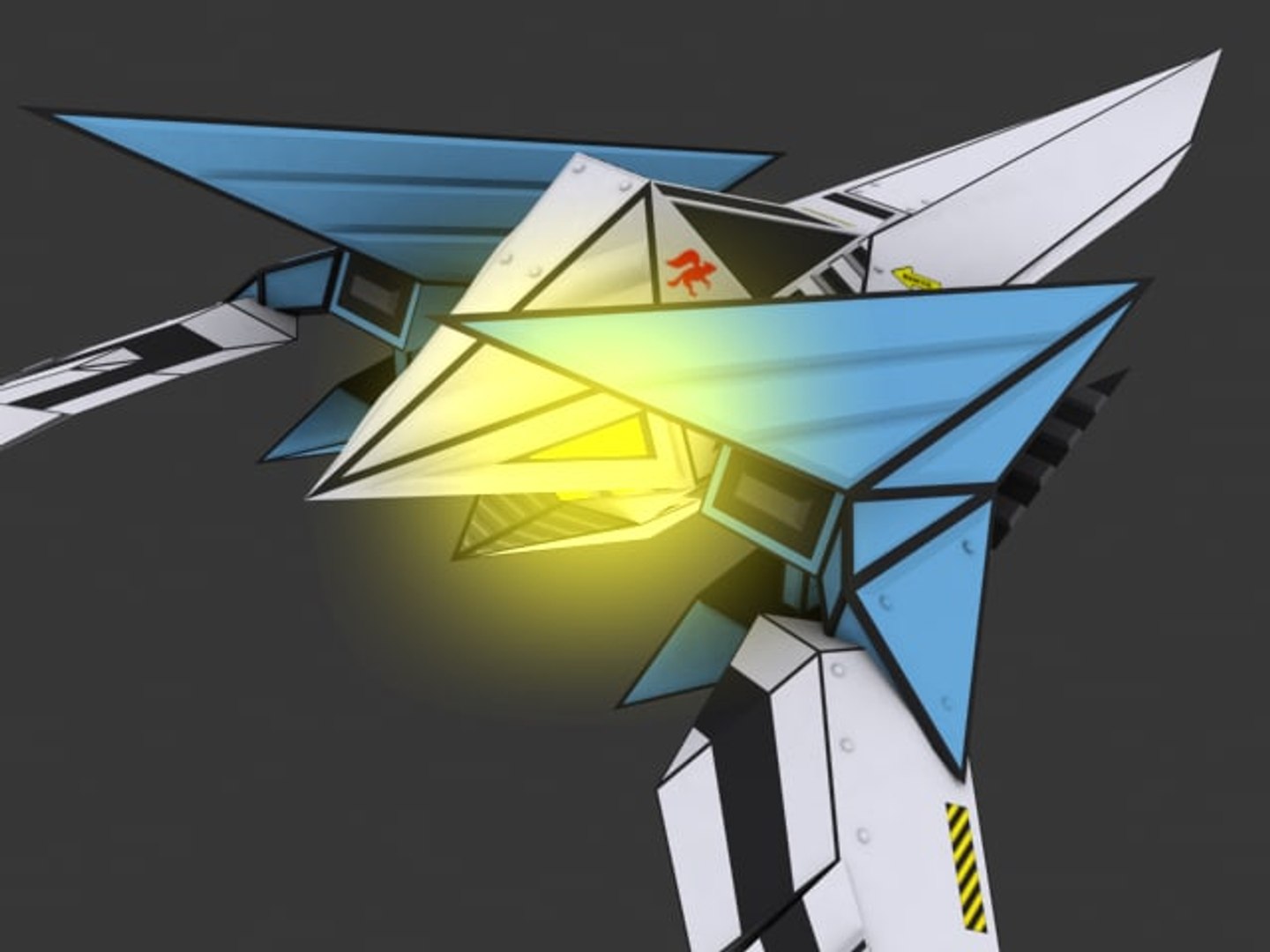 3d model of arwing star - fox