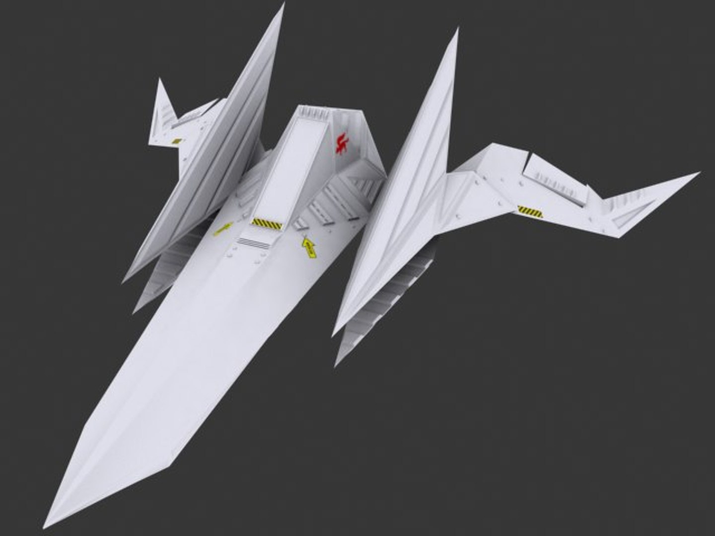 3d Model Of Arwing Star - Fox