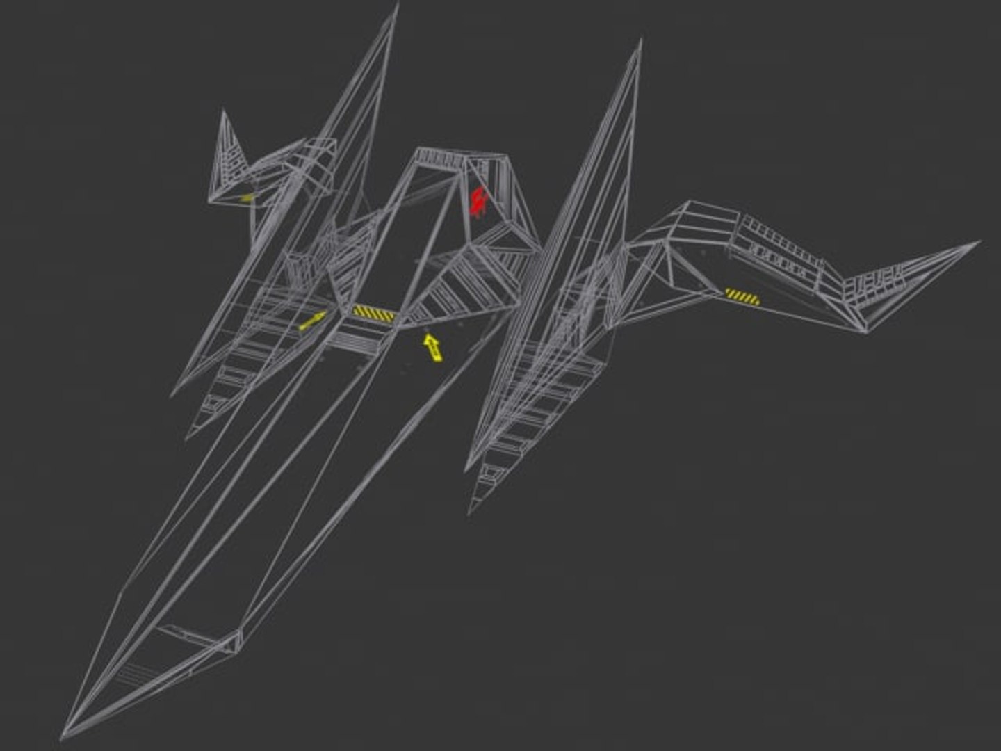 3d Model Of Arwing Star - Fox