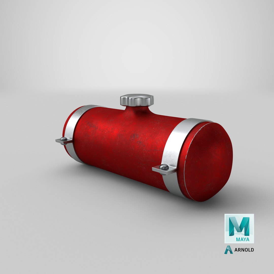 3D Old Fuel Tank V1 - TurboSquid 1859617