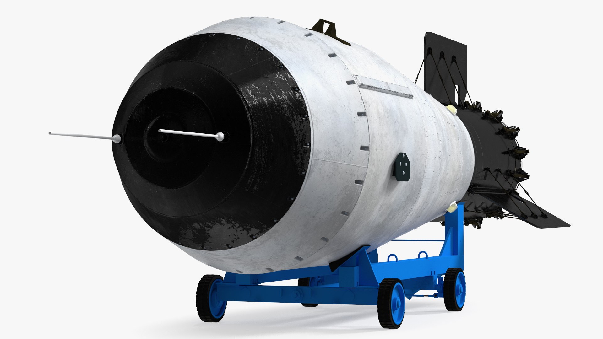 Tsar Bomba AN602 on Cart 3D model - TurboSquid 2061184