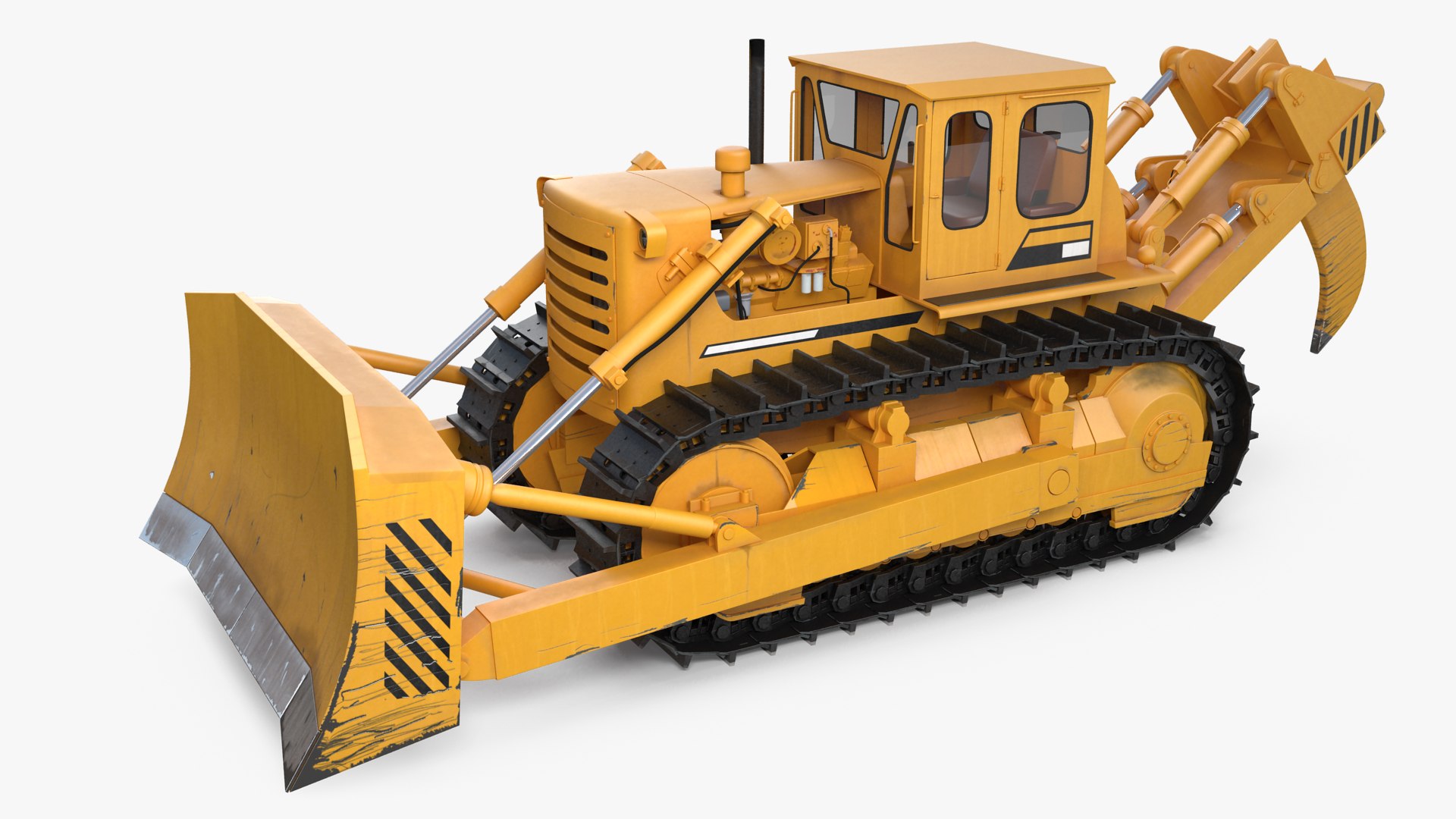 3D Bulldozer Tracks - TurboSquid 1205067