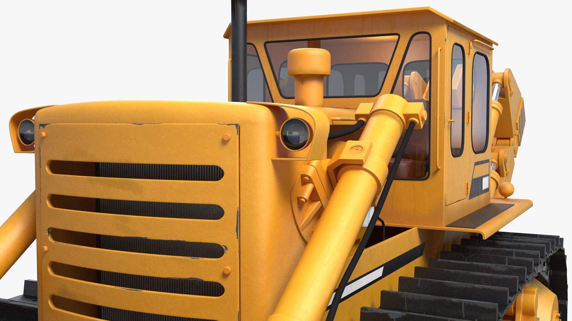 3D Bulldozer Tracks - TurboSquid 1205067