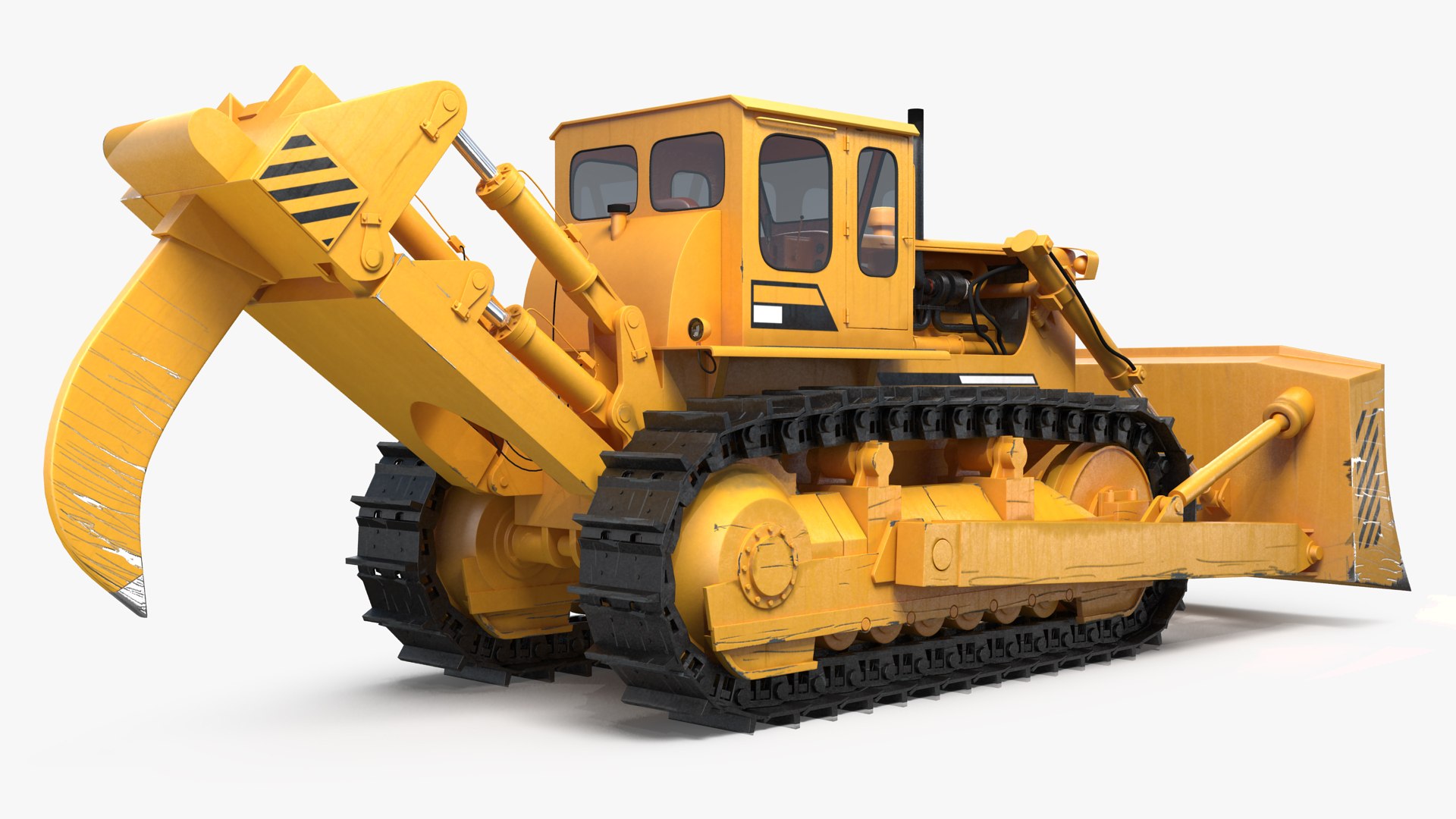 3D Bulldozer Tracks - TurboSquid 1205067