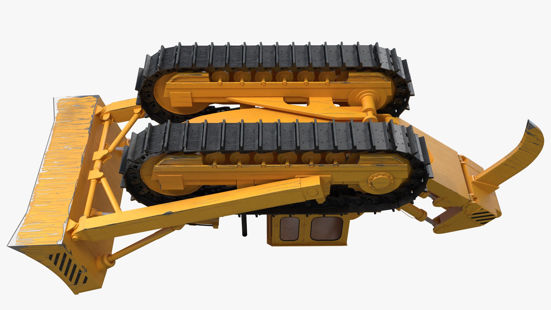 3D Bulldozer Tracks - TurboSquid 1205067