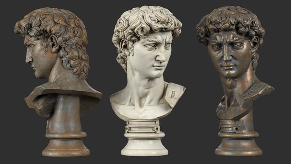 modelo 3d David Bust - TurboSquid 1297115
