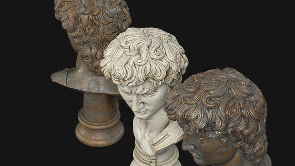 modelo 3d David Bust - TurboSquid 1297115