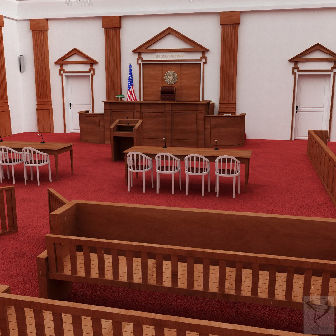 Courtroom - 3d Model