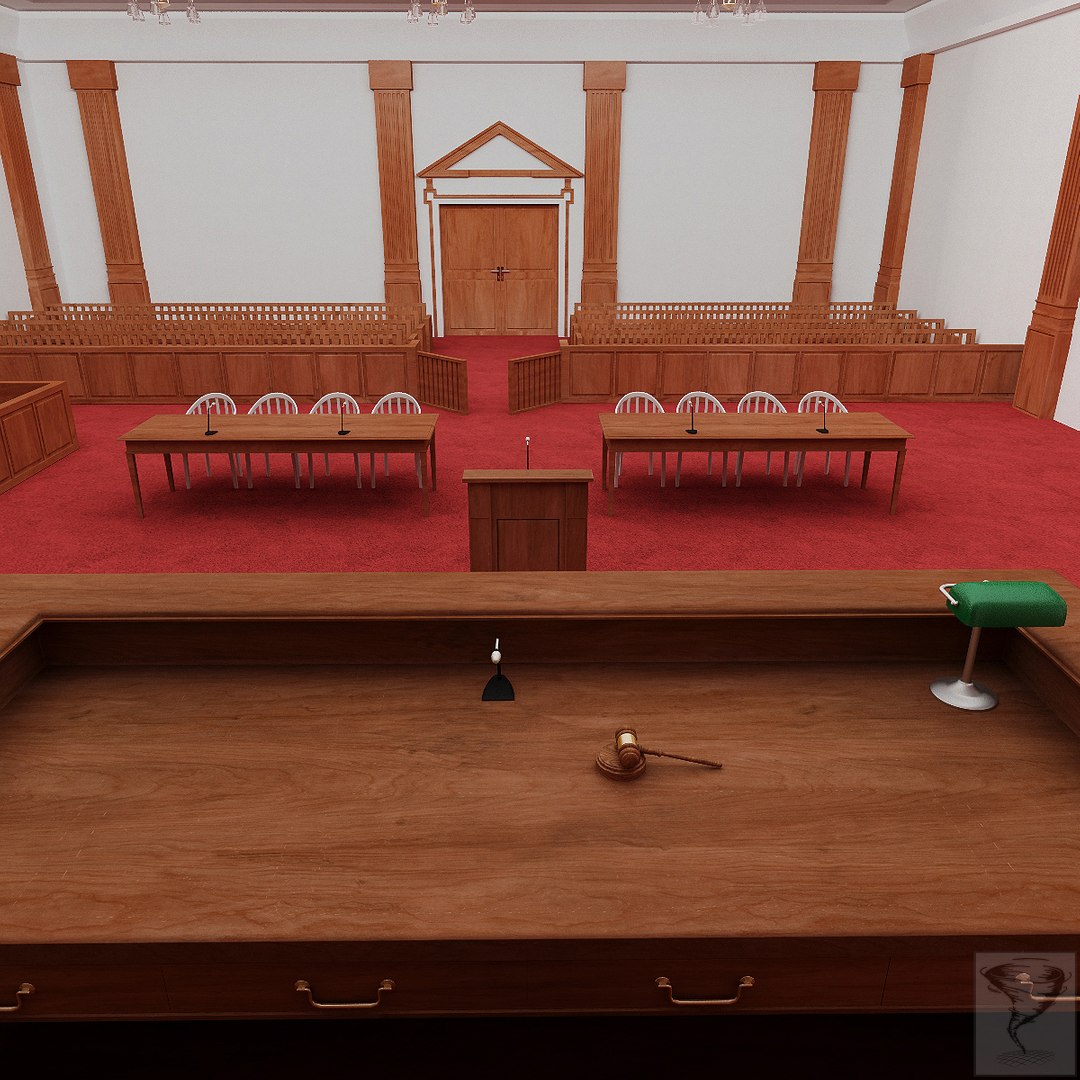 Courtroom - 3d Model