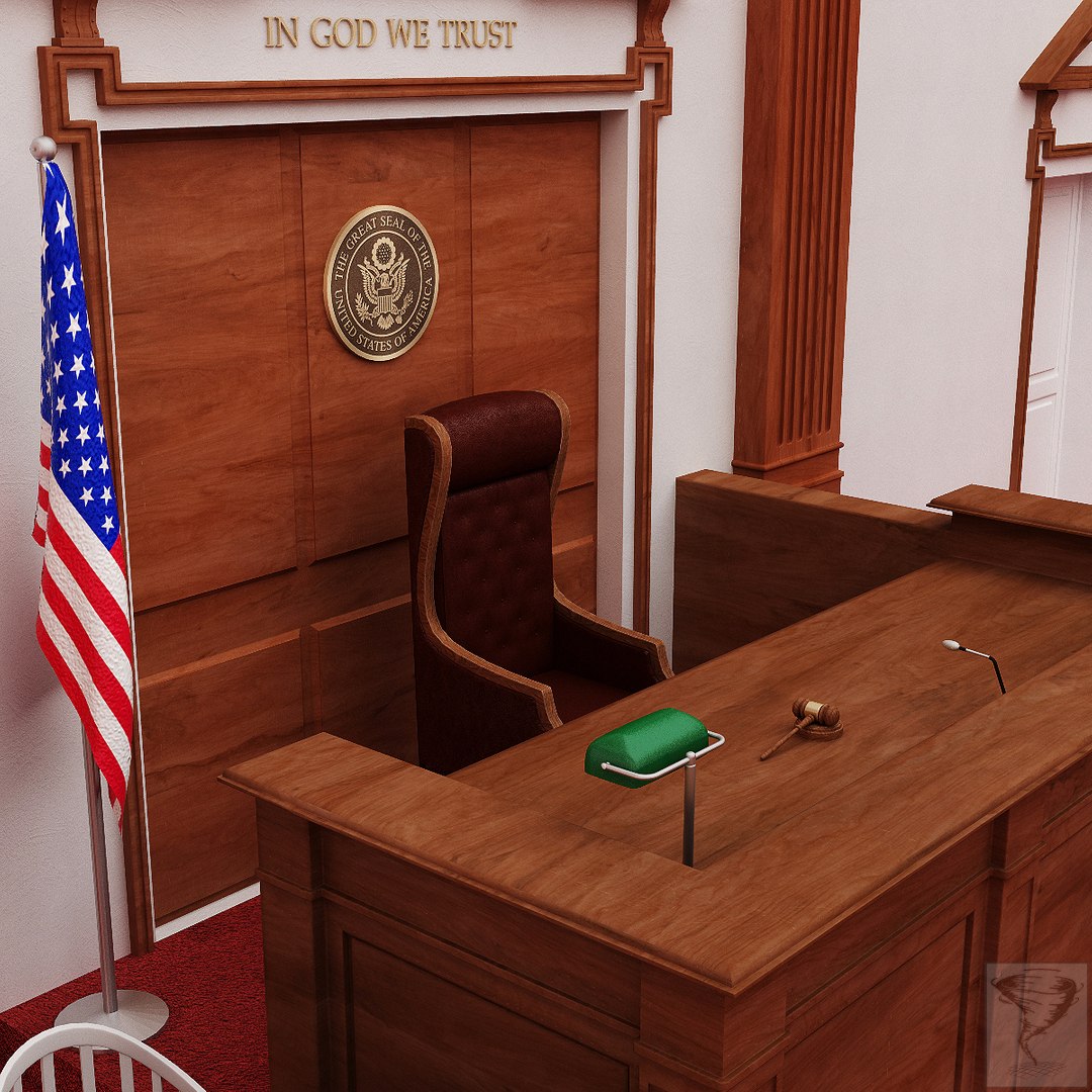 Courtroom - 3d Model