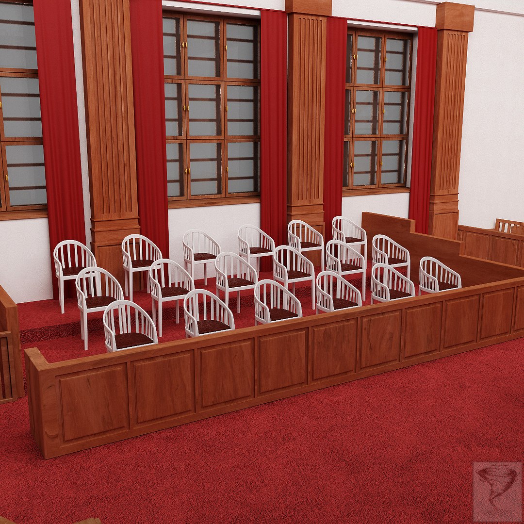 Courtroom - 3d Model